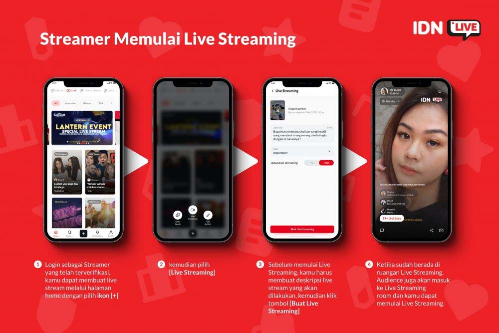 Yuk jadi Live Streamer dengan Fitur User-generated Content Aplikasi IDN ...